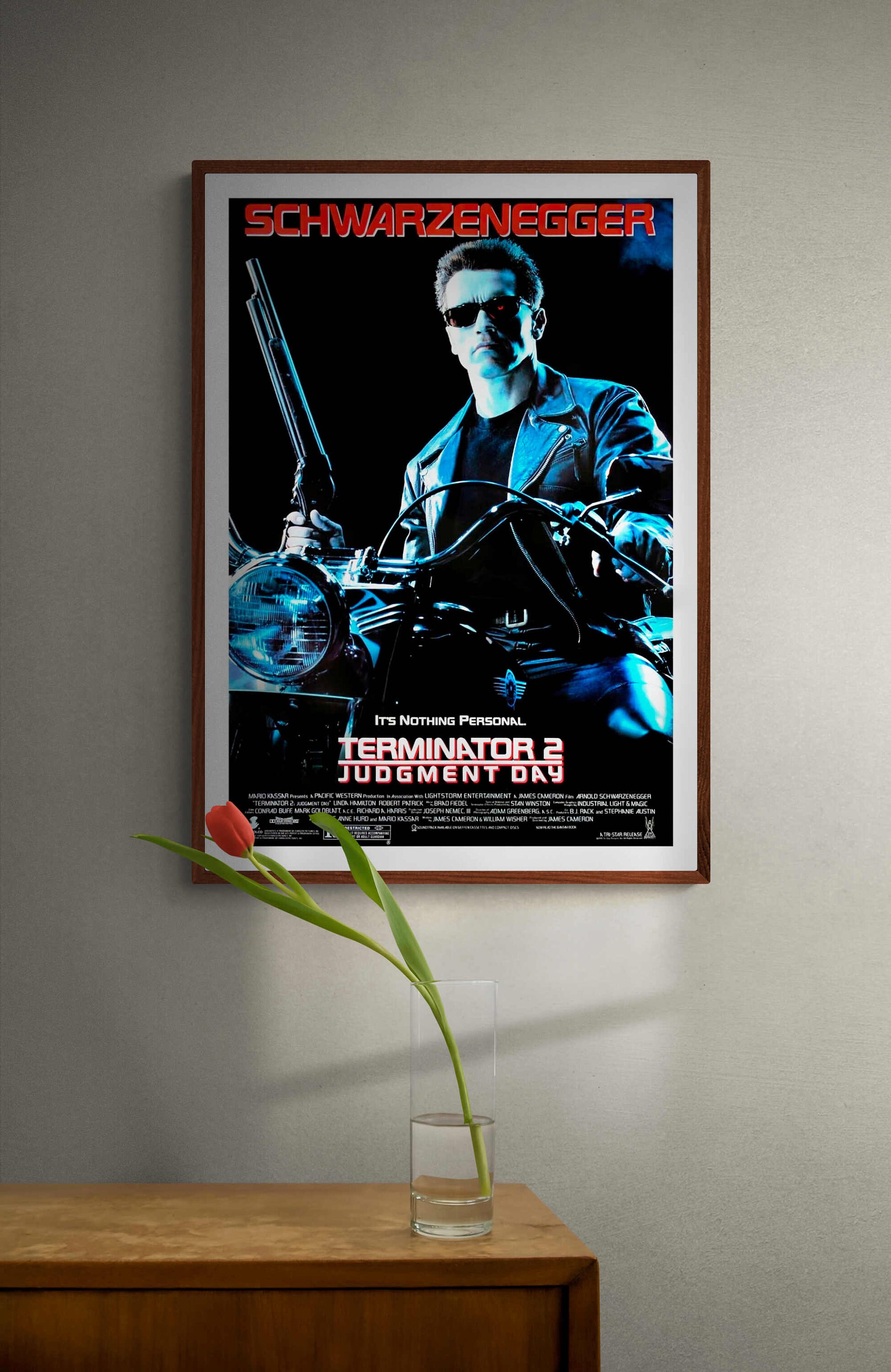 Póster The Terminator 2 El Juicio Final, Arnold Schwarzenegger ...