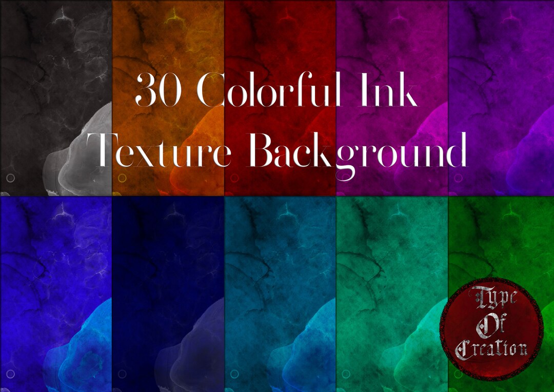 30 Colorful Ink Digital Background, Leather Digital Background, Paper ...