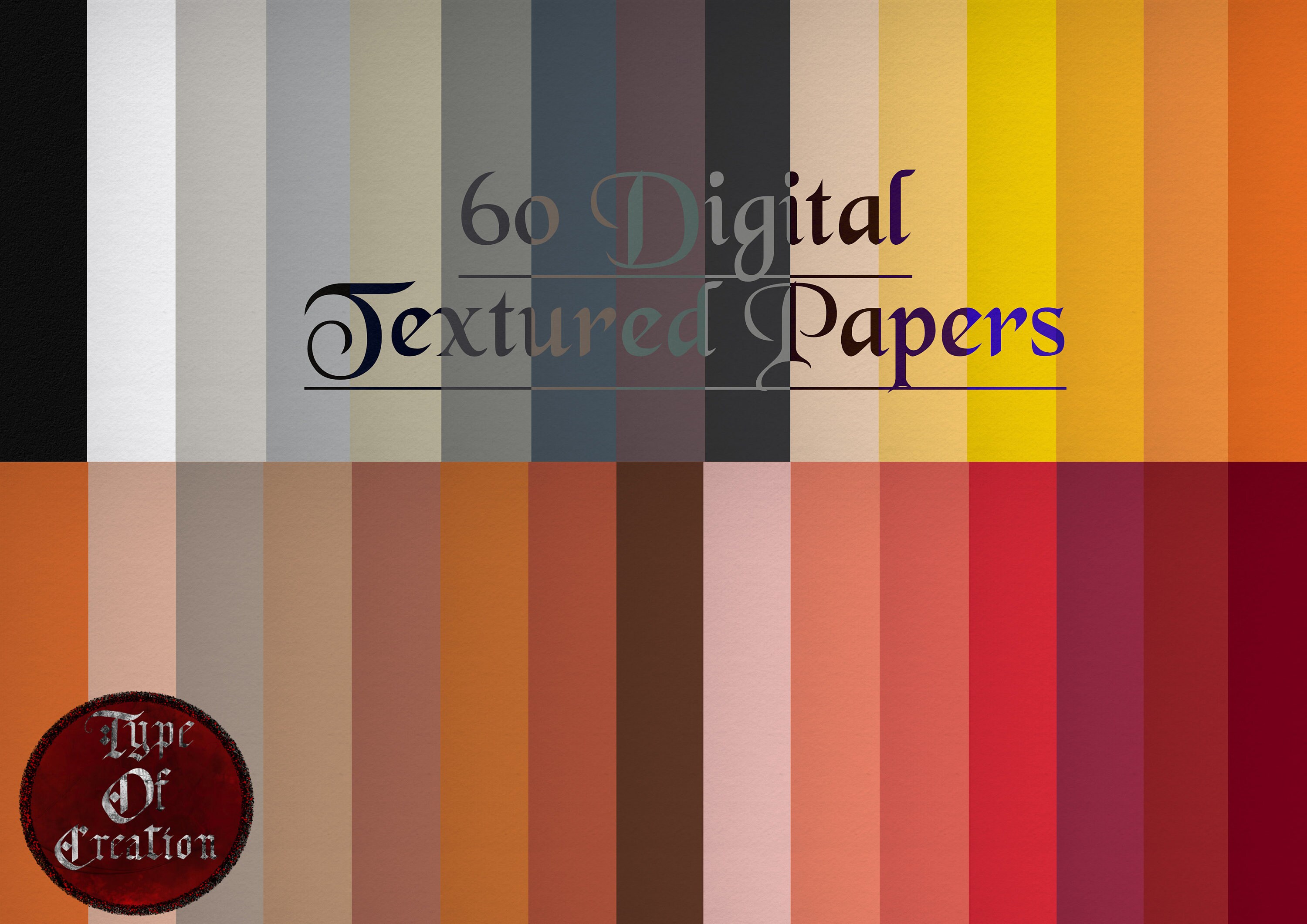 Solid Color Paper, Color Paper Textured, Color Digital Paper for ...