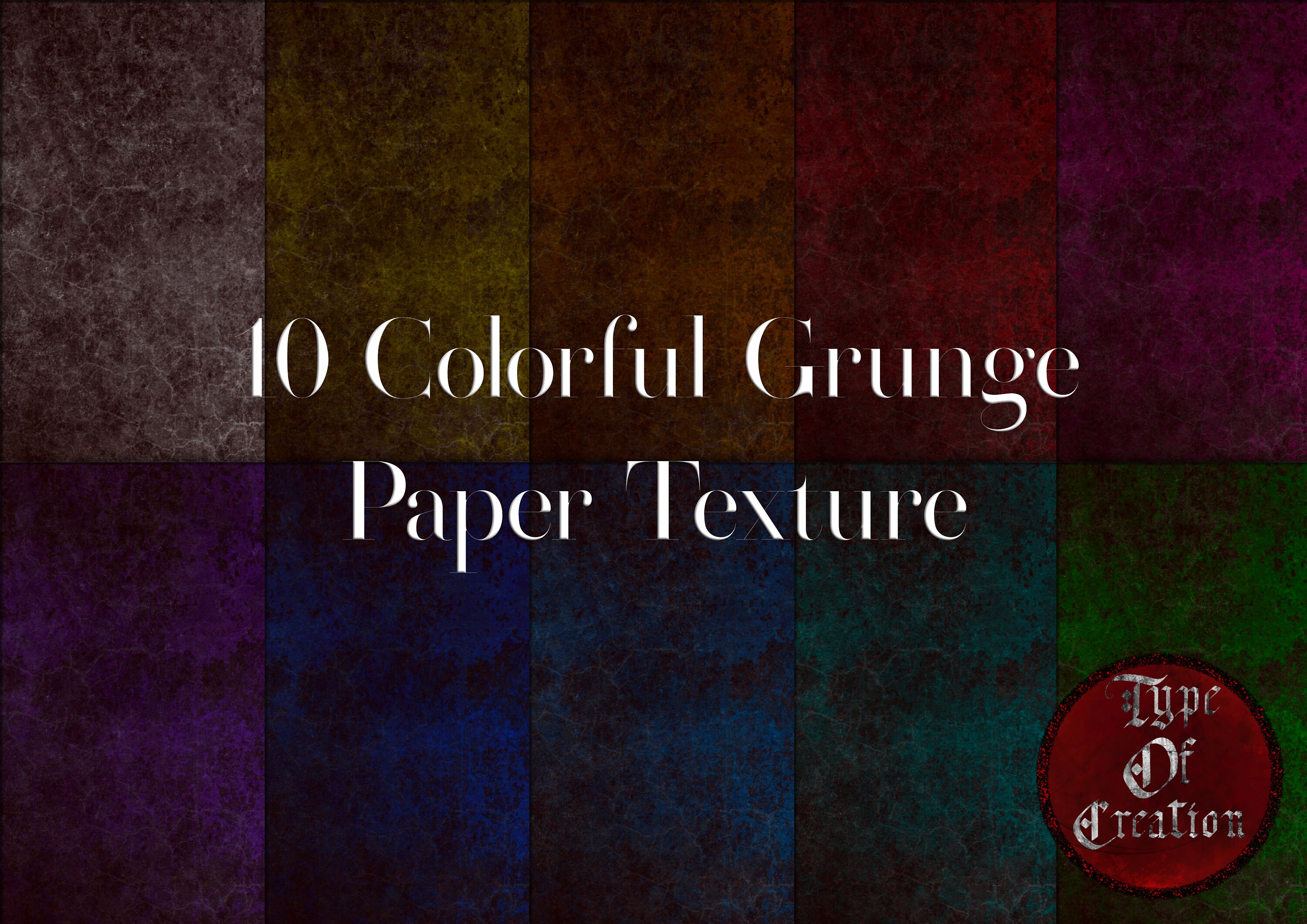 30 Colorful Grunge Digital Background, Leather Digital Background ...