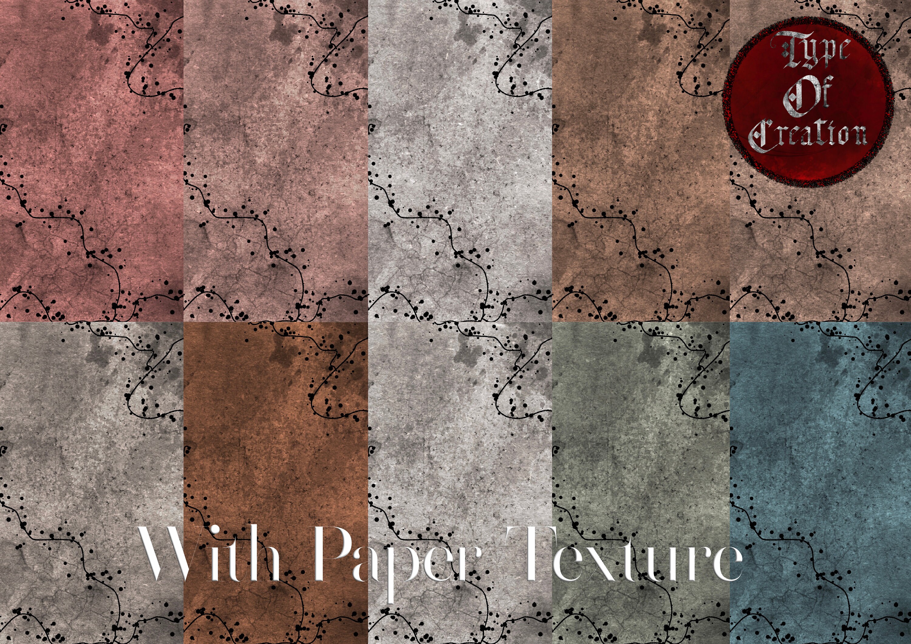 60 Colorful Grunge Digital Background, Leather Digital Background ...