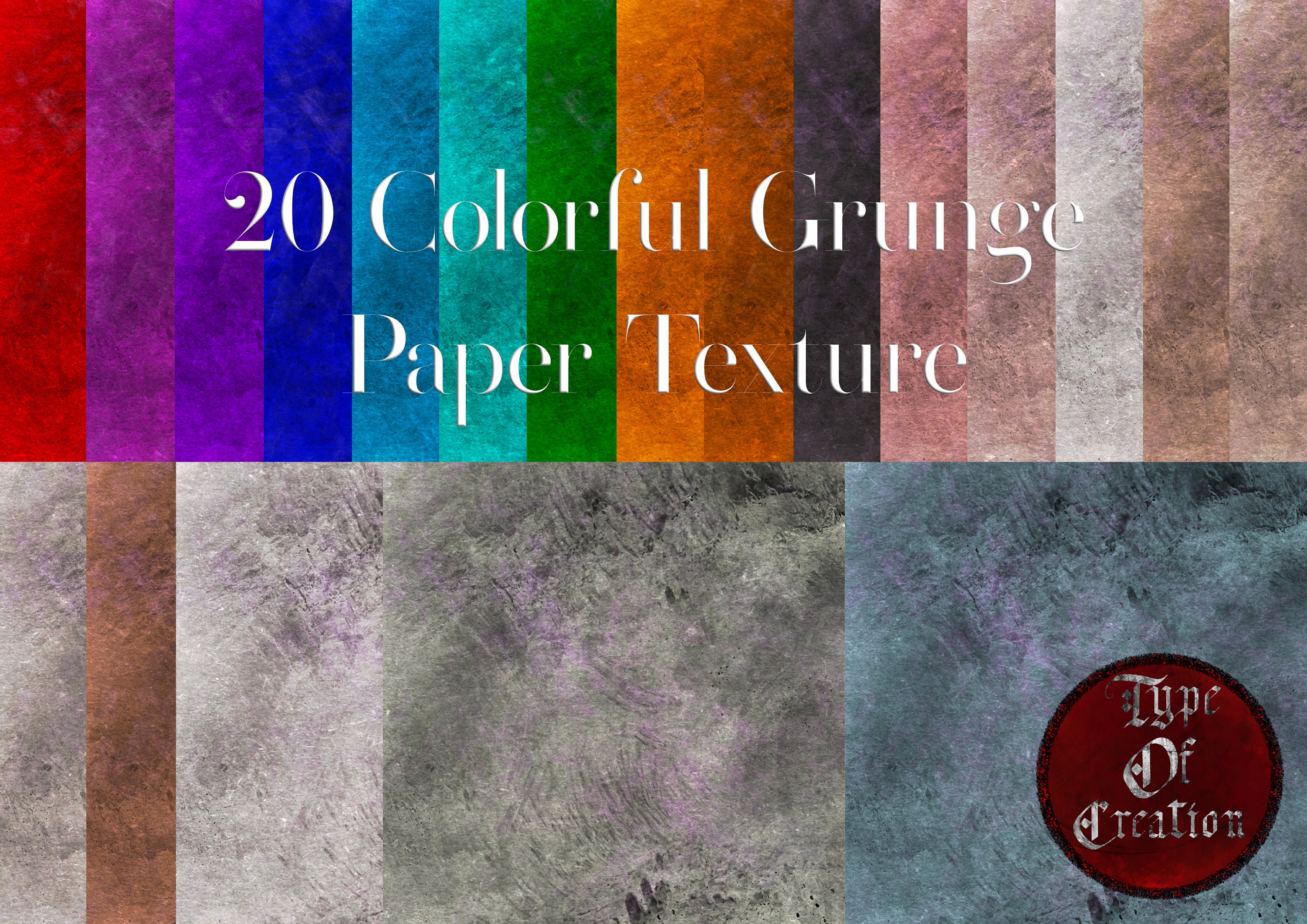 60 Colorful Grunge Digital Background, Leather Digital Background ...