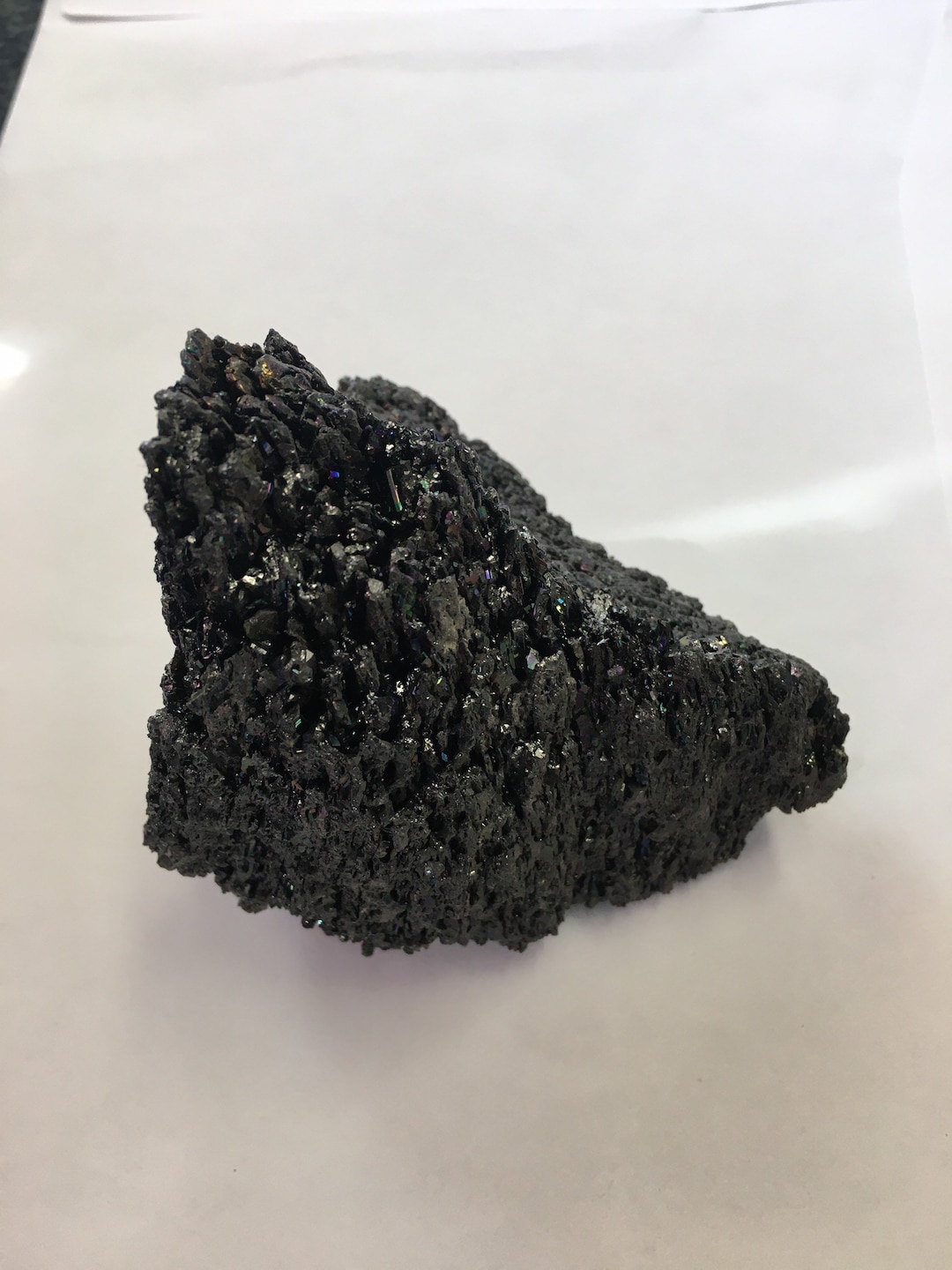 Silicon Carbide Crystal Carborundum Raw Mineral Rainbow Aura Colour ...