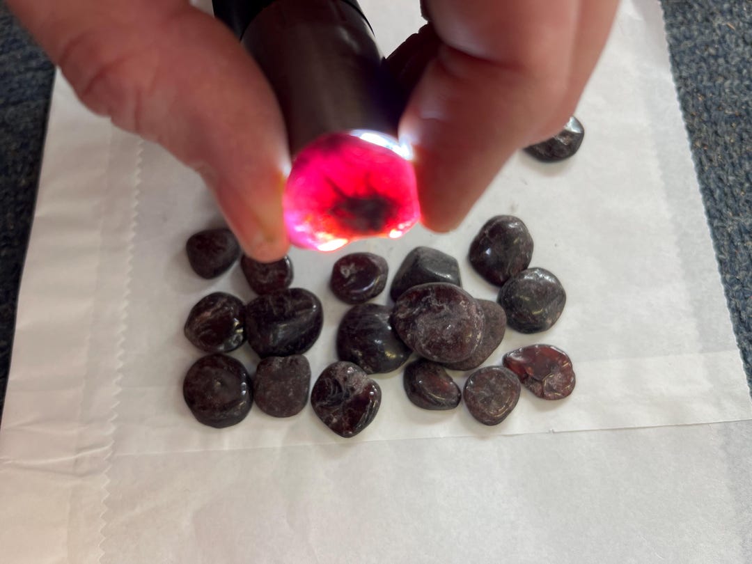 Ruby Crystal Raw Gemstone Natural Red Colour Healing Mineral Pocket Gem ...