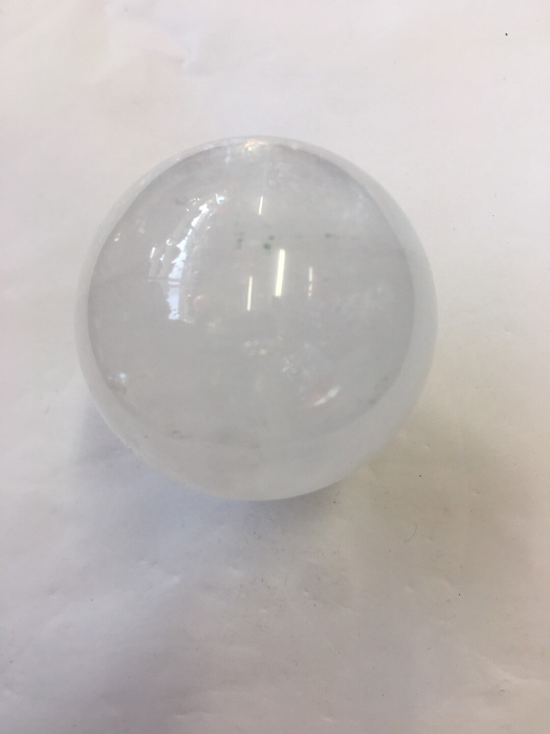 Clear Optical Calcite Crystal Sphere Stunning With Rainbows Flashy ...