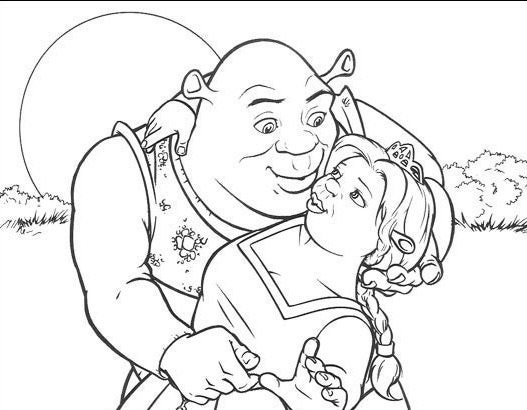 SHREK, 50 Coloring Page, Shrek Coloring Page, Anime Coloring Page, Pdf ...