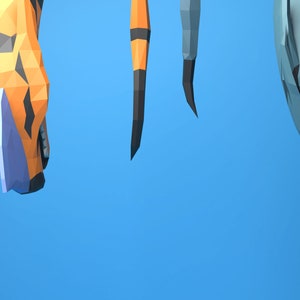 Banshee Papercraft AVATAR, 3D velociraptor, Papercraft Kit, Dinosaur ...