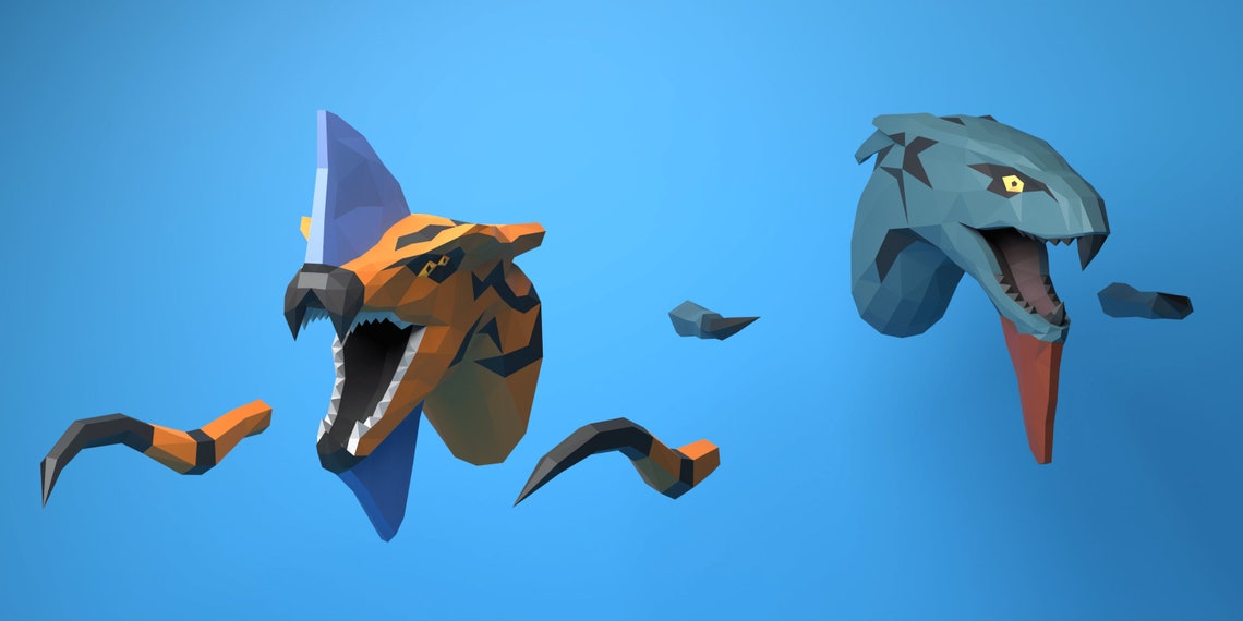 Banshee Papercraft AVATAR 3D velociraptor Papercraft Kit - Etsy France