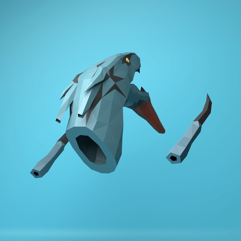 Banshee Papercraft AVATAR, 3D Velociraptor, Papercraft Kit, Dinosaur ...