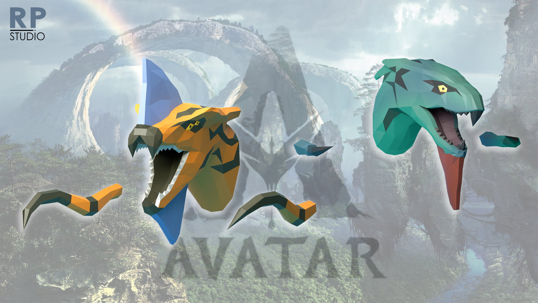 Toruk Papercraft AVATAR, 3D Velociraptor, Papercraft Kit, Dinosaur Low ...