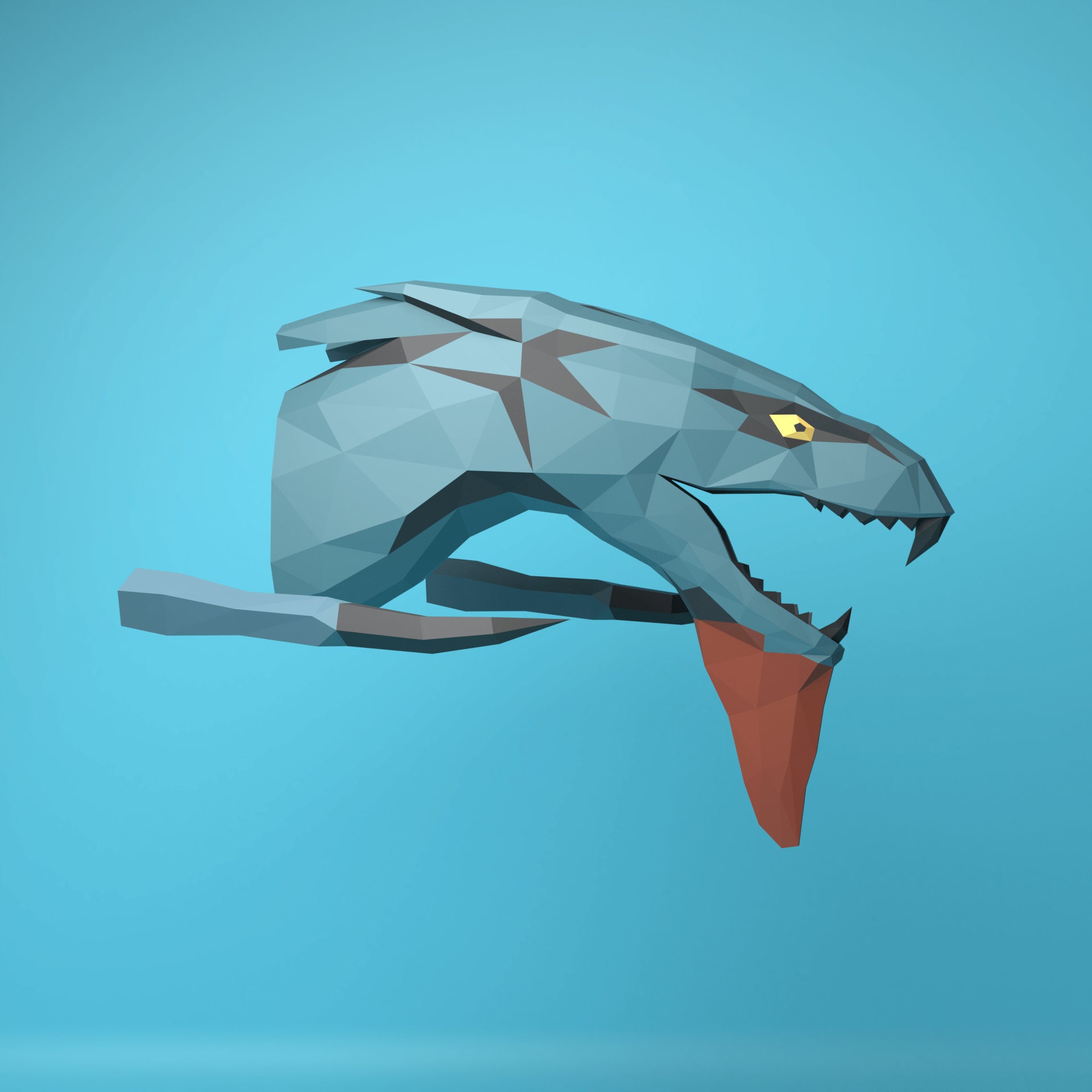 Banshee Papercraft AVATAR, 3D Velociraptor, Papercraft Kit, Dinosaur ...