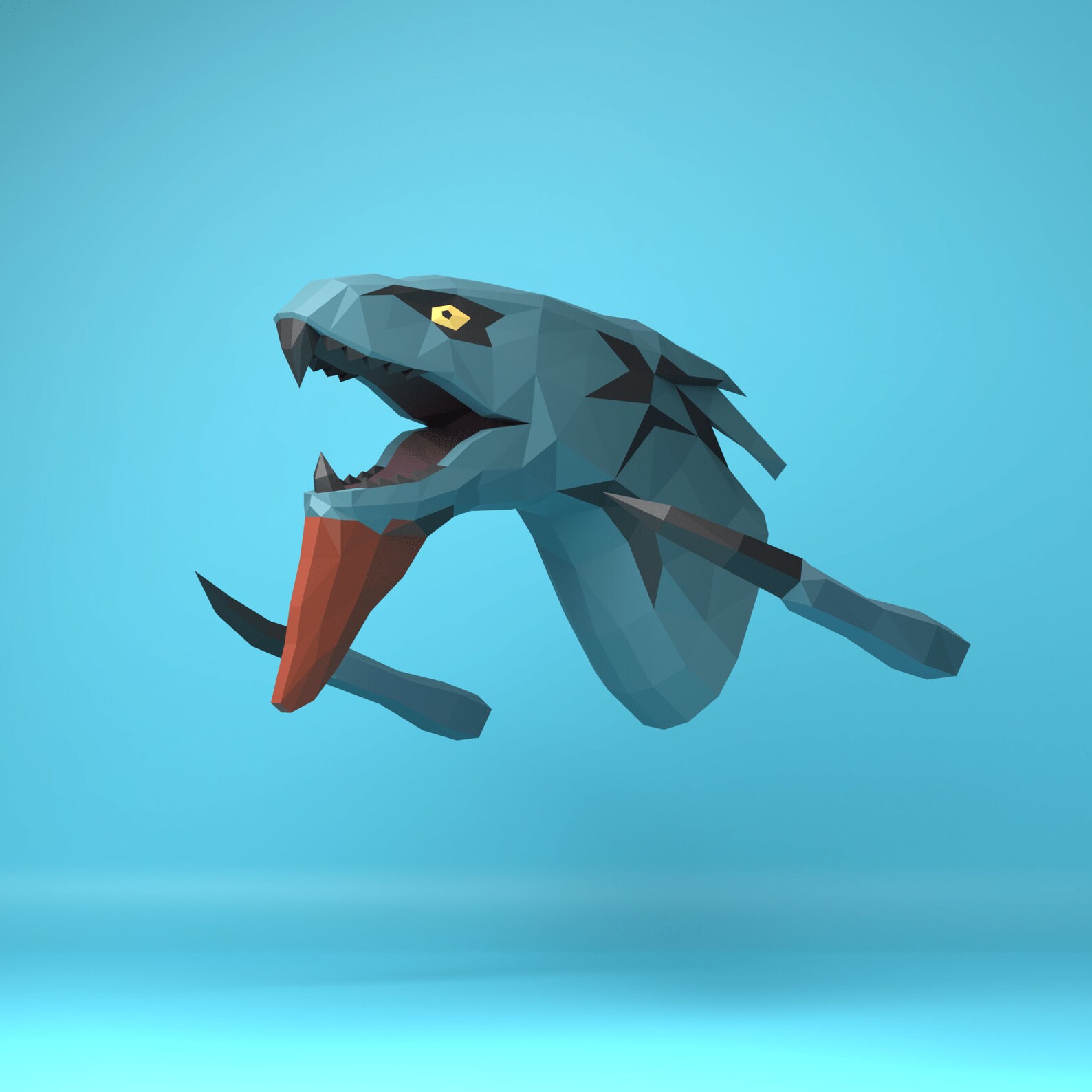 Banshee Papercraft AVATAR, 3D velociraptor, Papercraft Kit, Dinosaur ...