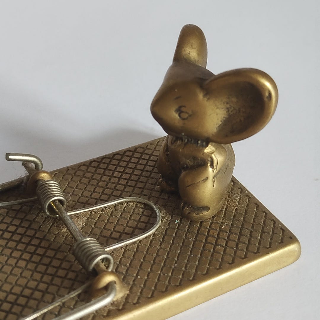 Vintage Brass Mouse Trap, Made in Italy - Etsy