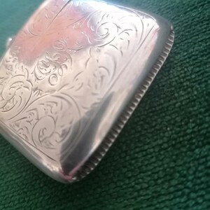 Vintage Engraved Vesta Matchbox, 1915 - Etsy