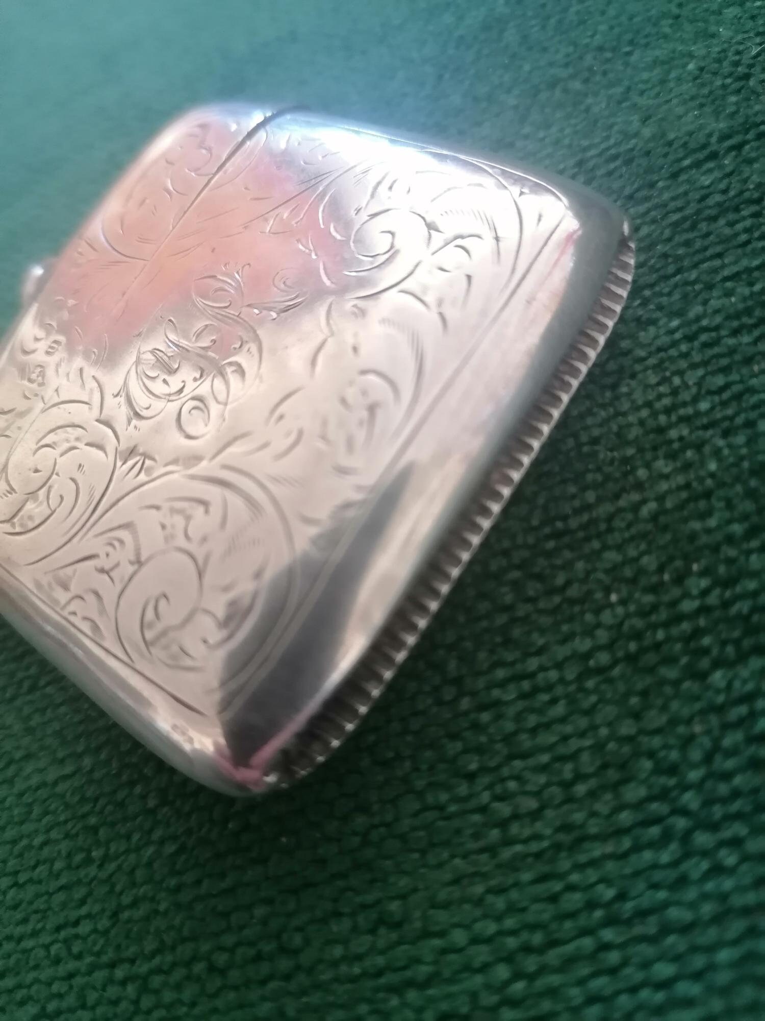 Vintage Engraved Vesta Matchbox 1915 | Etsy