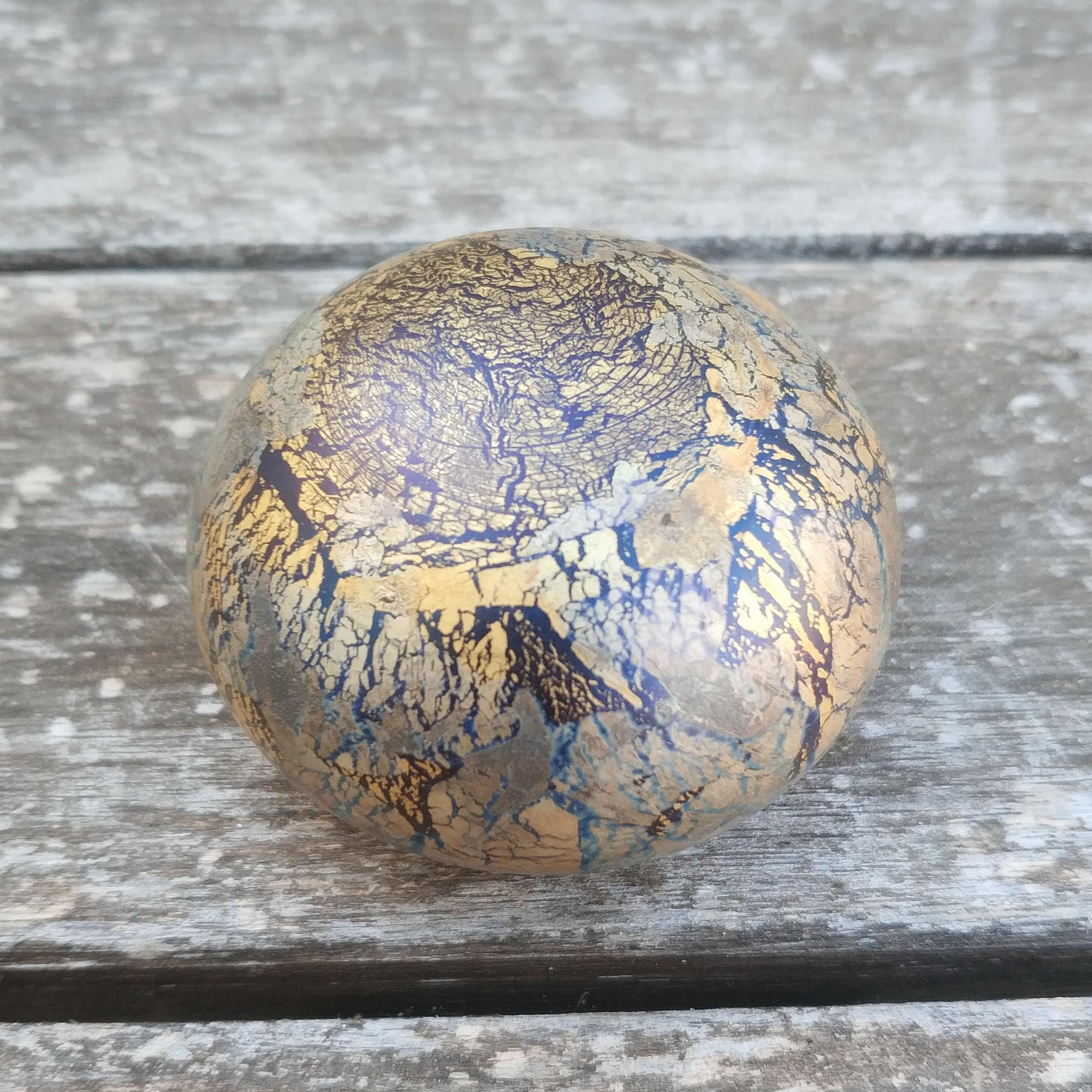 Vintage Isle of Wight Studio Glass Paperweight - Etsy