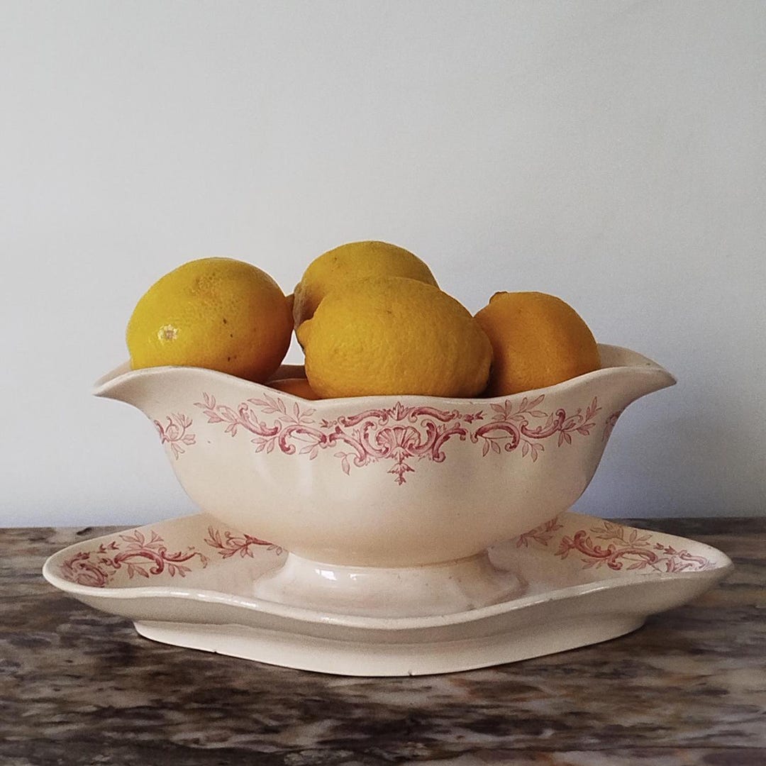 Antique French Saucier, Longchamp Terre De Fer, 1900s - Etsy