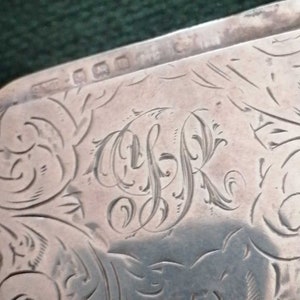 Vintage Engraved Vesta Matchbox, 1915 - Etsy