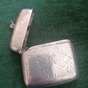 Vintage Engraved Vesta Matchbox, 1915 - Etsy