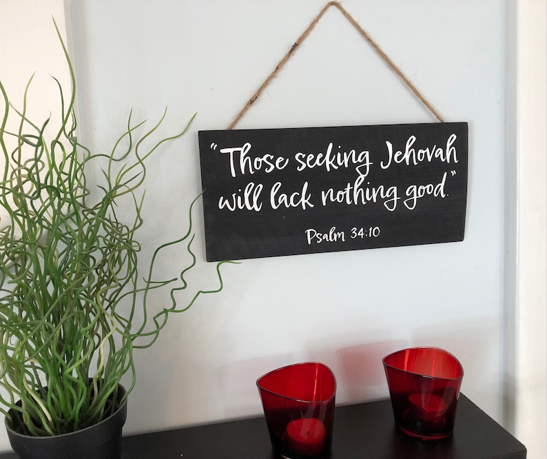 JW Custom Scripture Sign New World Translation - Etsy