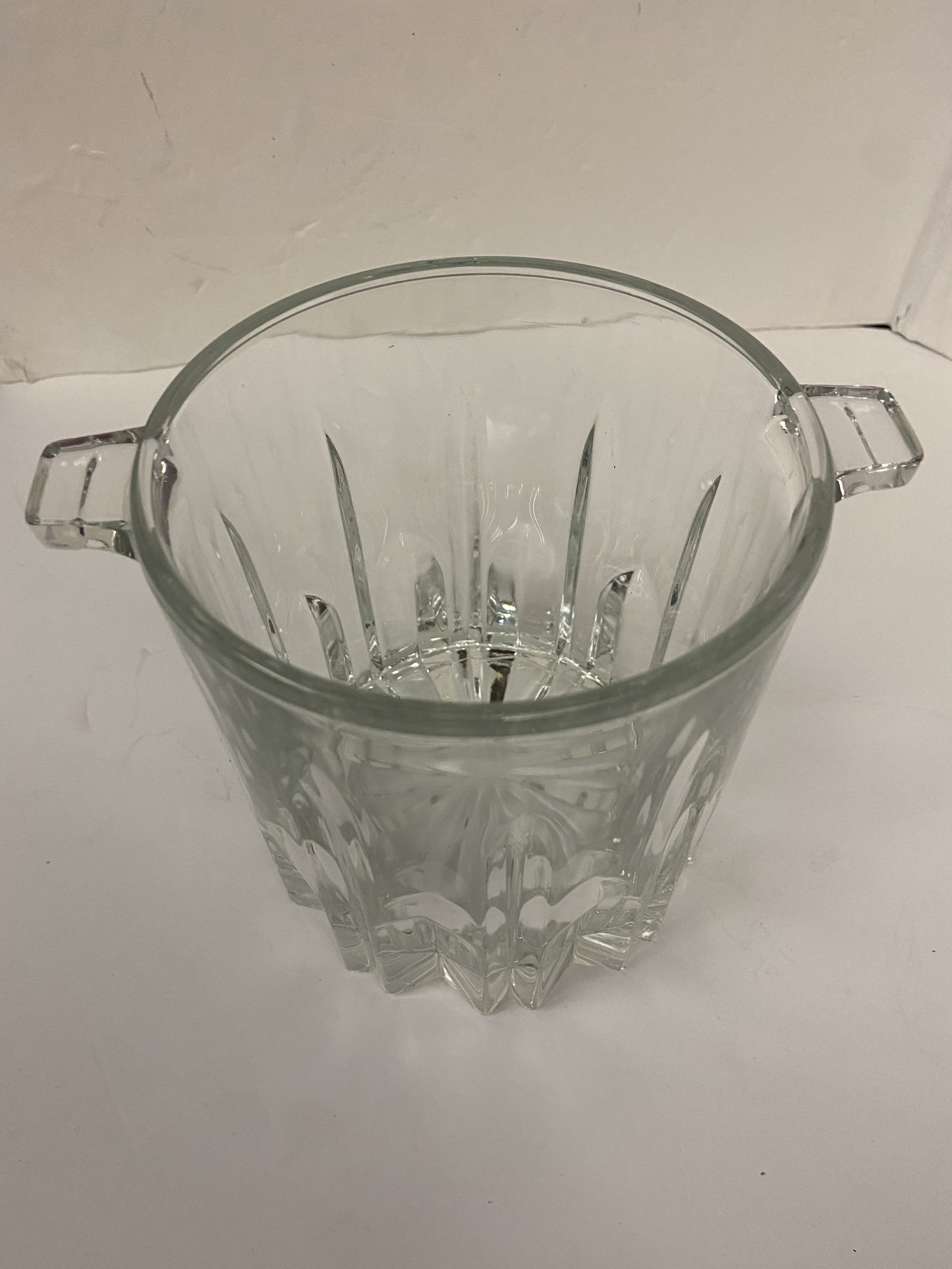 Small Vintage Crystal Ice Bucket - Etsy