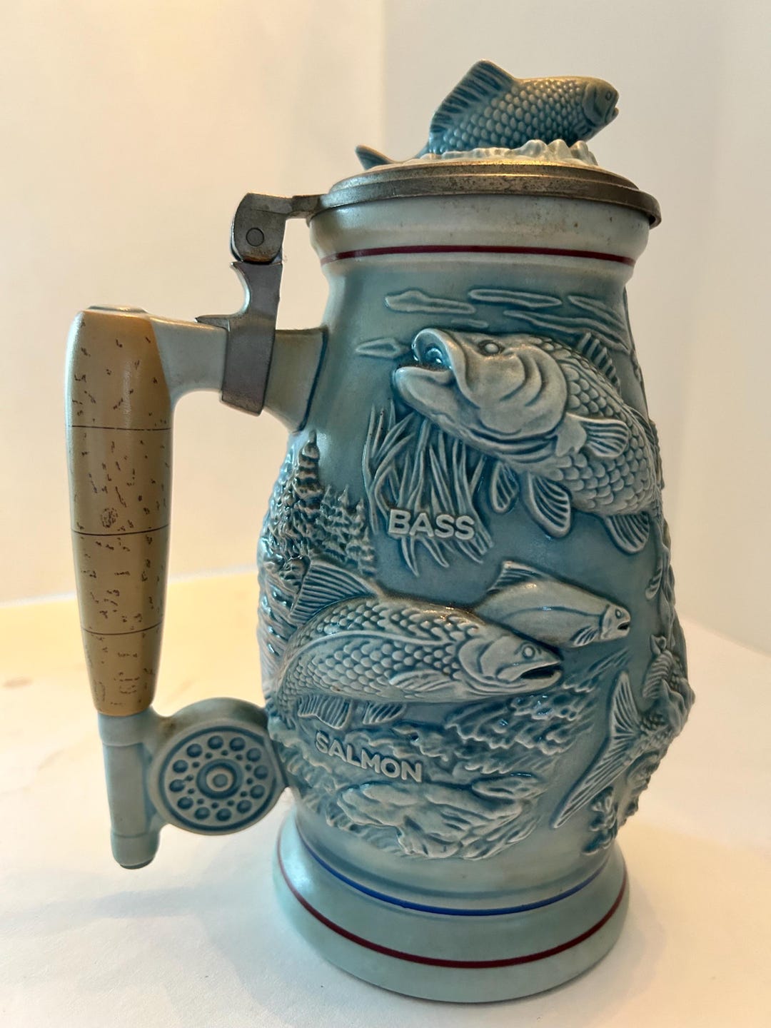 Vintage Freshwater Fishing Avon Collectible Stein - Etsy