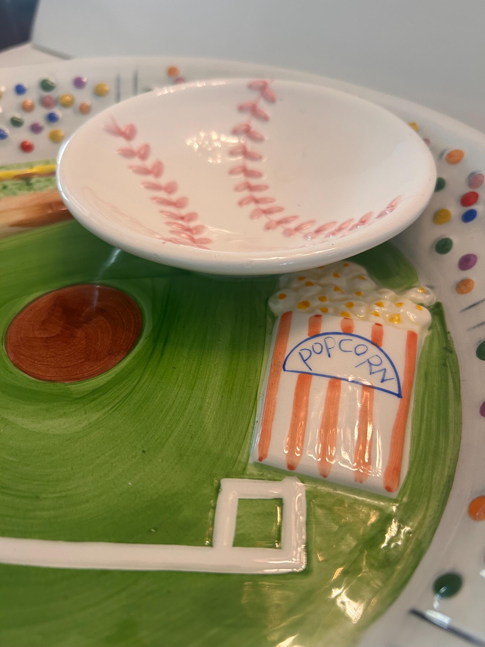 Colorful 12” Baseball Stadium Serving Platter - Etsy