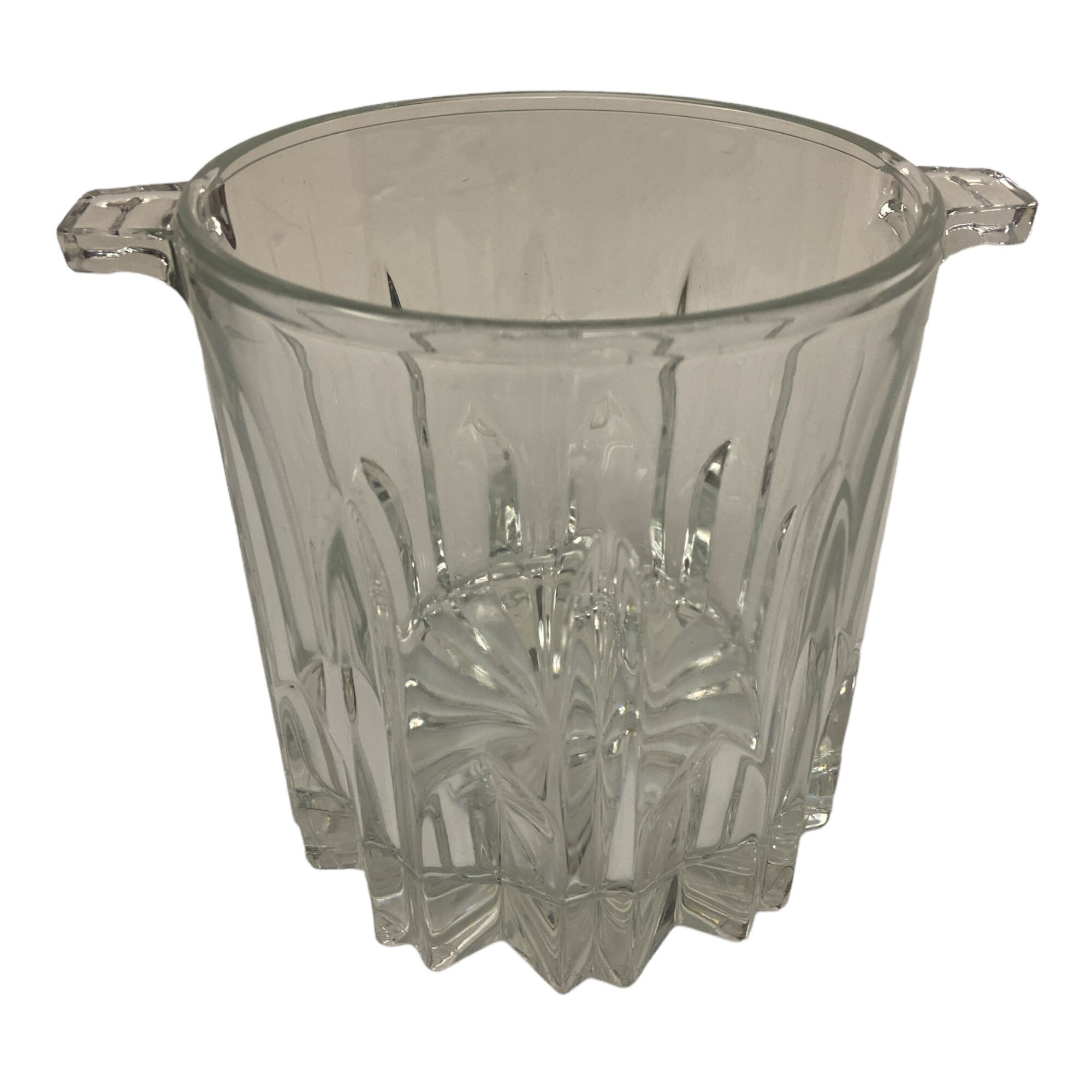 Small Vintage Crystal Ice Bucket - Etsy