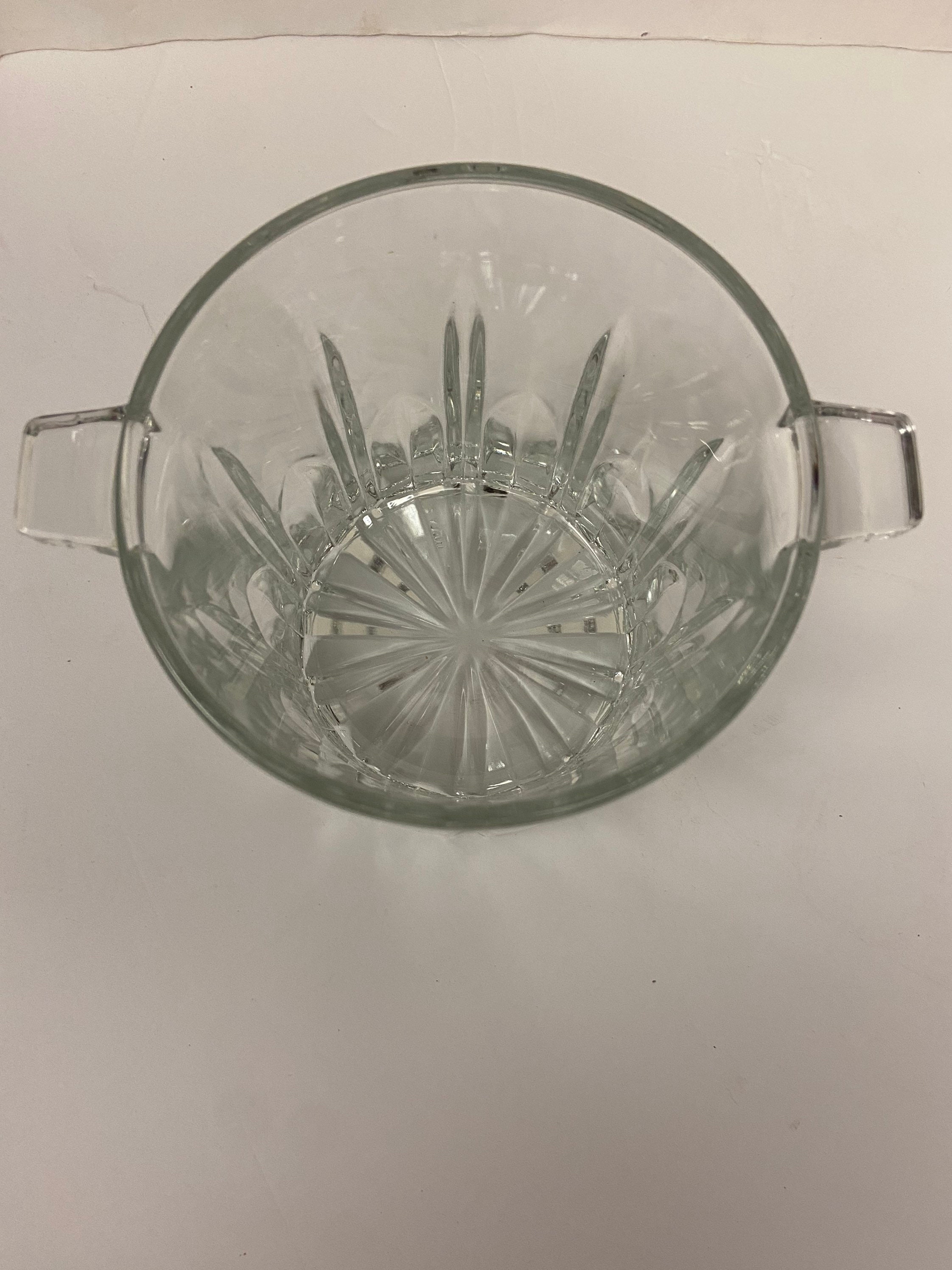 Small Vintage Crystal Ice Bucket - Etsy
