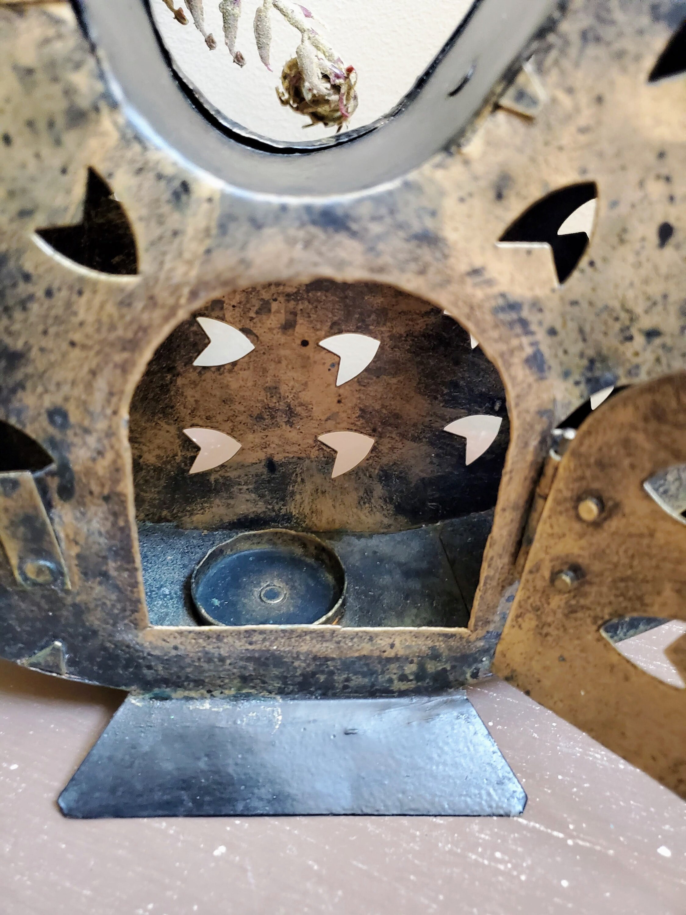 Chicken Tea Light Holder Candle Rooster Farmhouse Vintage Country Decor ...