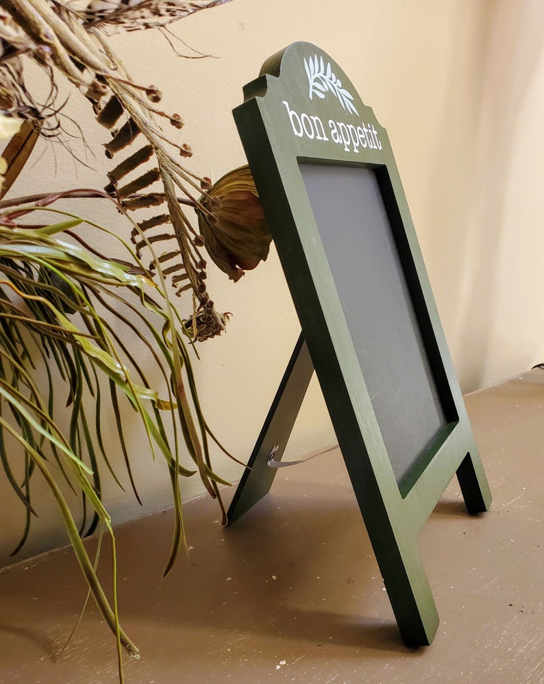 Kitchen Countertop Chalkboard Easel Decorations Menu Board Sign Decor ...