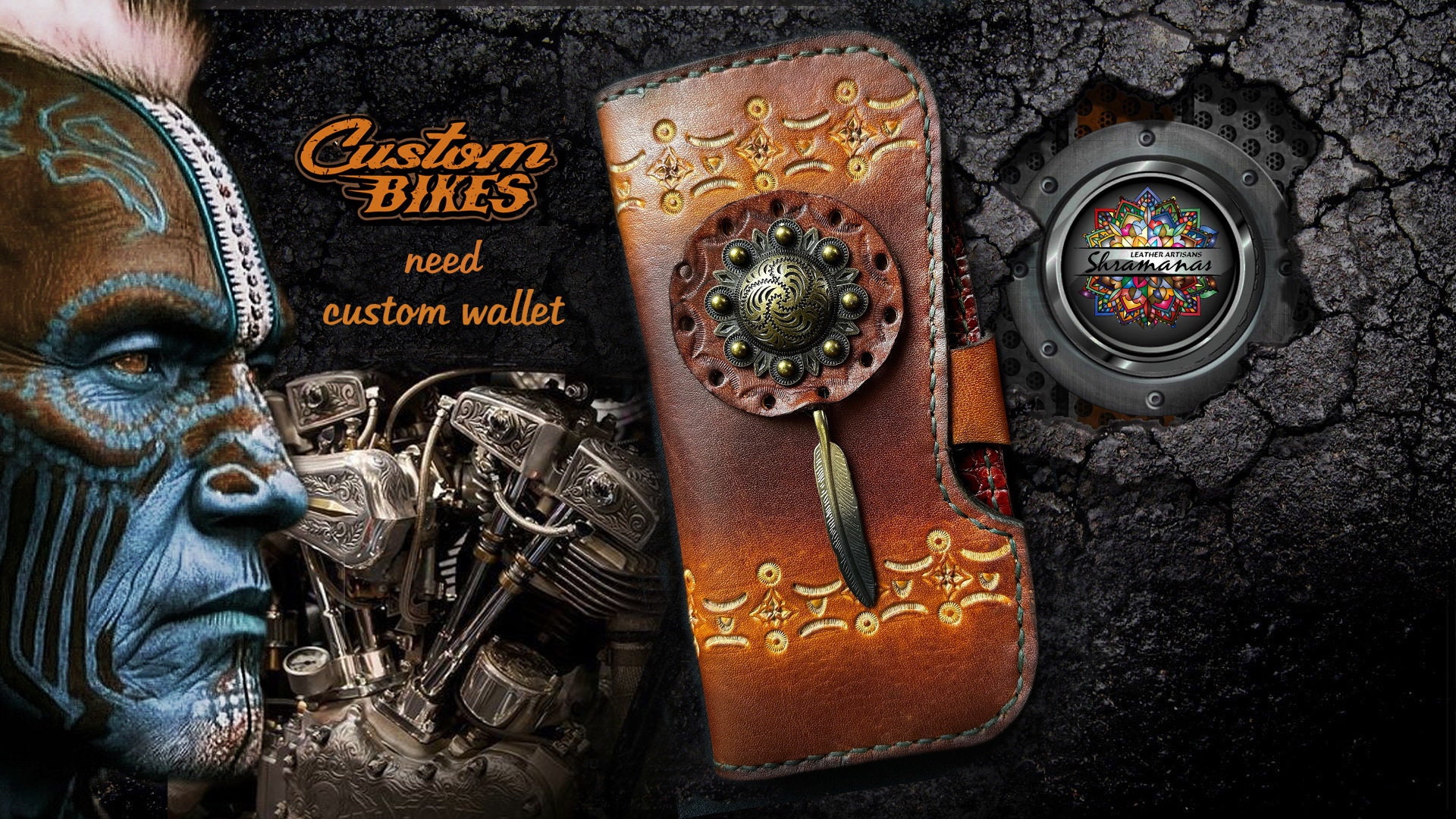 Wallet Leather, Wallet Motorcycle, Biker Wallet Chain, Anniversary Gift ...