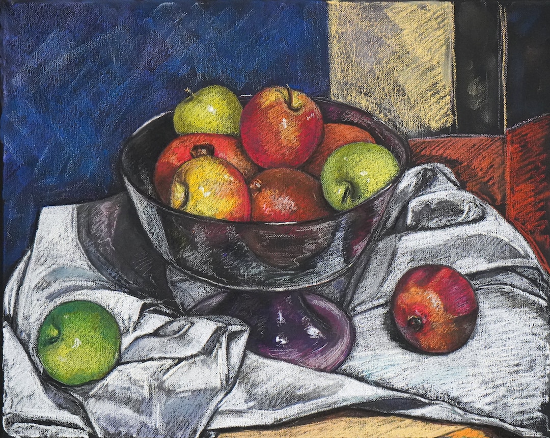 Pastel Painting, Still Life, Realistic Artwork - Etsy