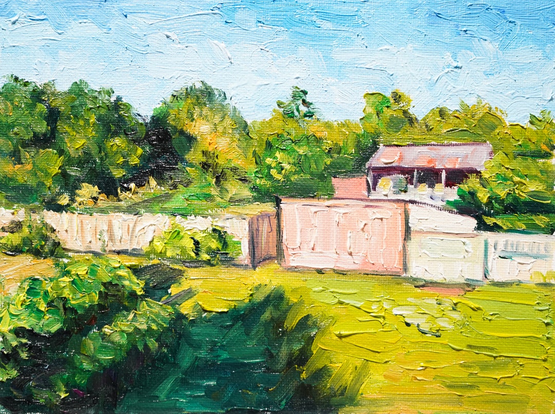 Small Landscape Painting, Oil on Panel, Impressionism, Plein Air - Etsy