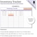 Editable Purple Inventory Tracker for Business Google Spreadsheets ...