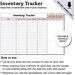 Editable Pink Inventory Tracker for Business Google Spreadsheets ...