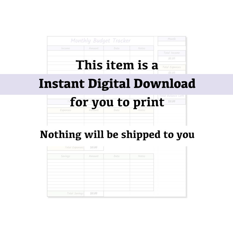 Editable Purple Monthly Budget Tracker Sheet Google - Etsy