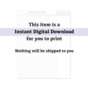 Editable Pink Inventory Tracker for Business | Google Spreadsheets ...