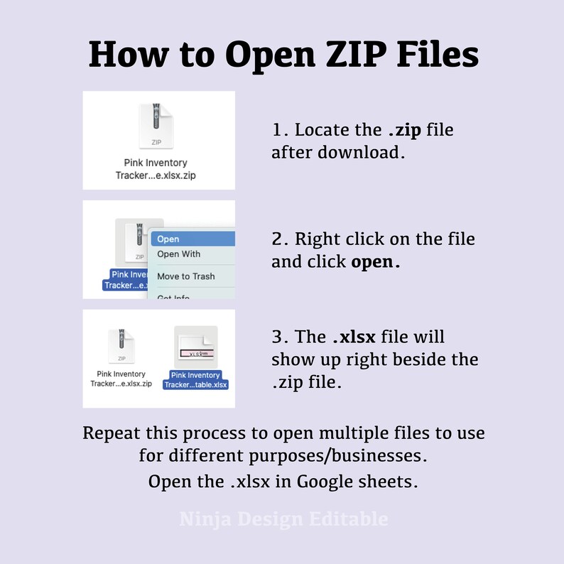Editable Pink Inventory Tracker for Business Google - Etsy