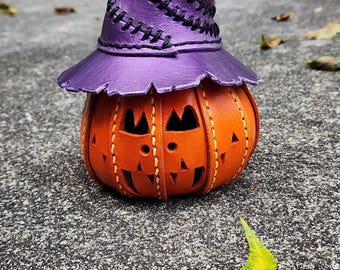 Leather Pumpkin - Etsy