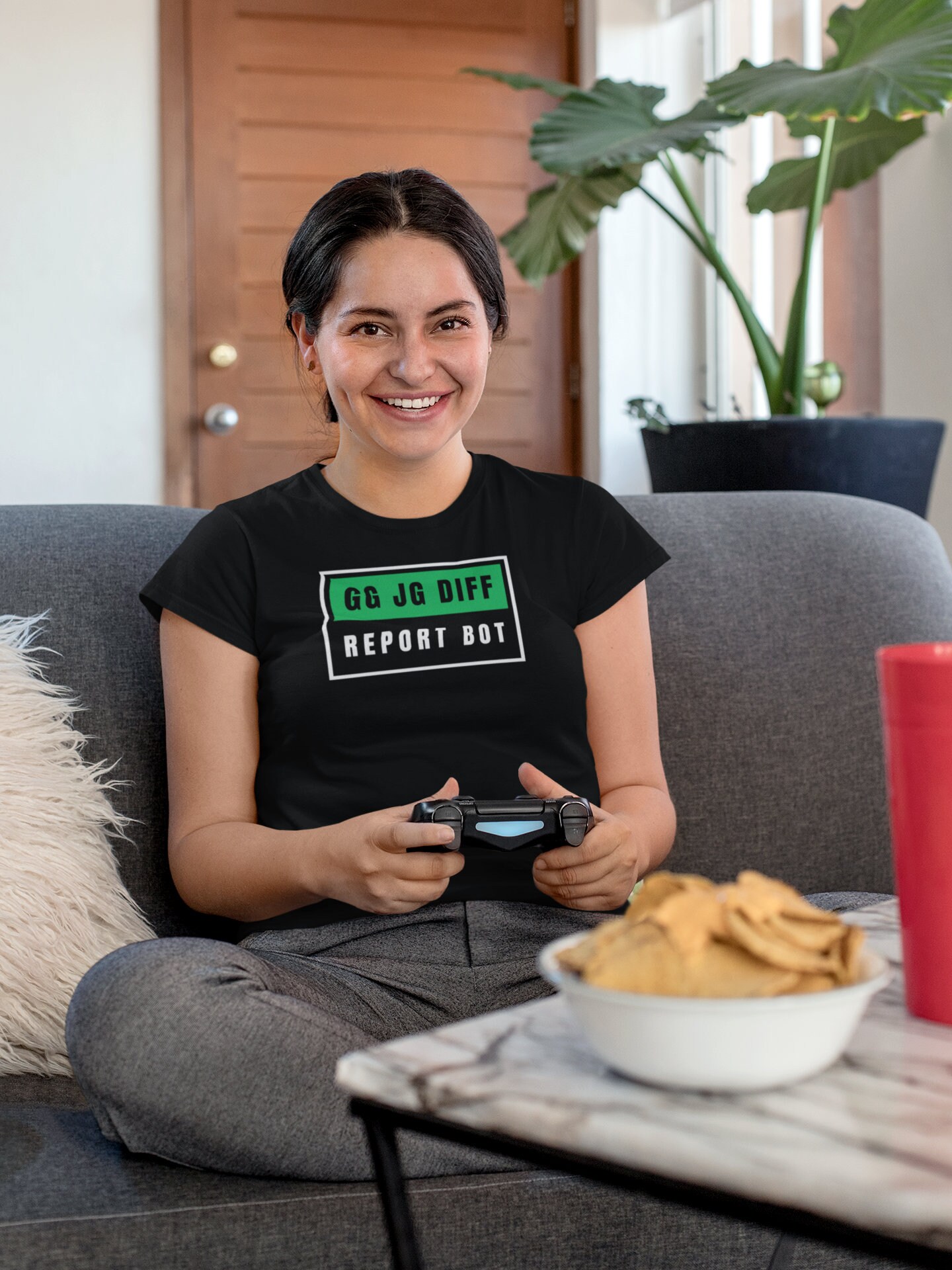 League of Legends | GG Jungle Diff Report Bot T-shirt |funny Black ...