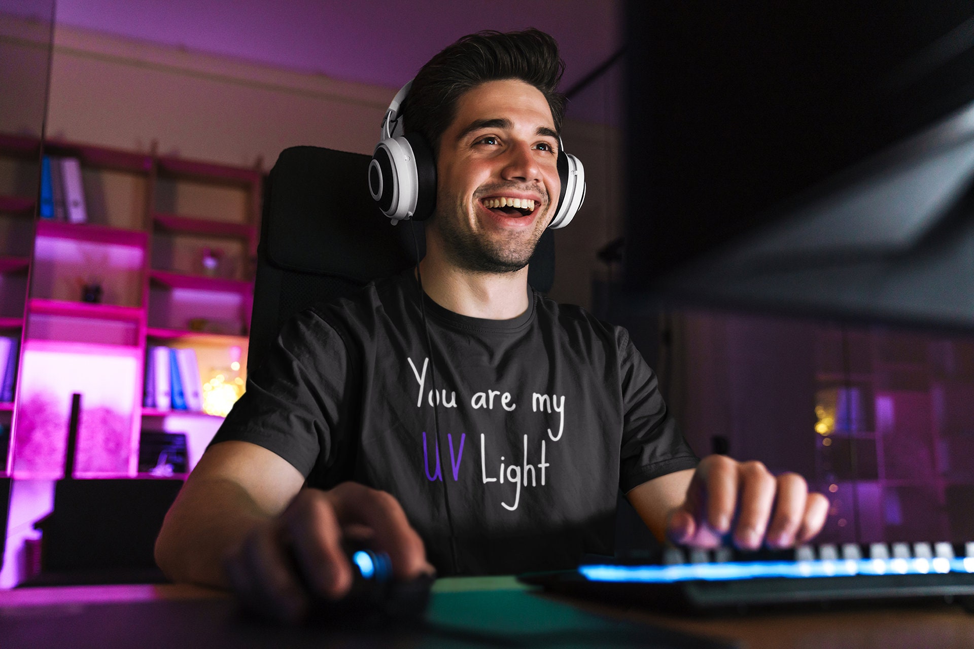Dying Light 2 | You Are My UV Light T-shirt | Gaming T-shirt | Black ...