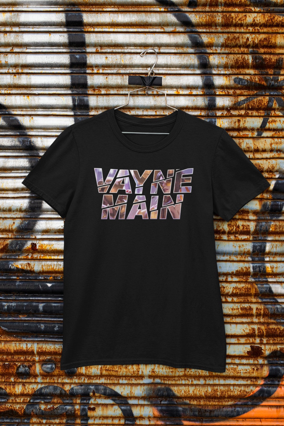League of Legends | Vayne Main T-shirt | Gaming T-shirt | Black Unisex ...