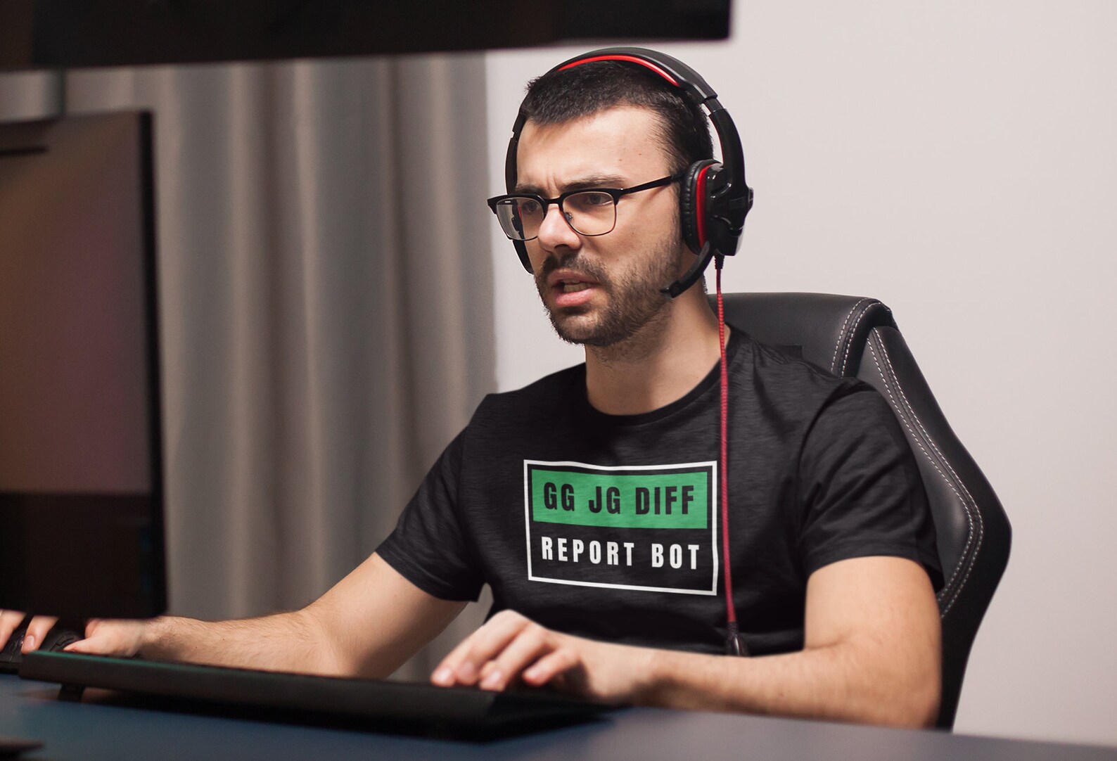 League of Legends | GG Jungle Diff Report Bot T-shirt |funny Black ...