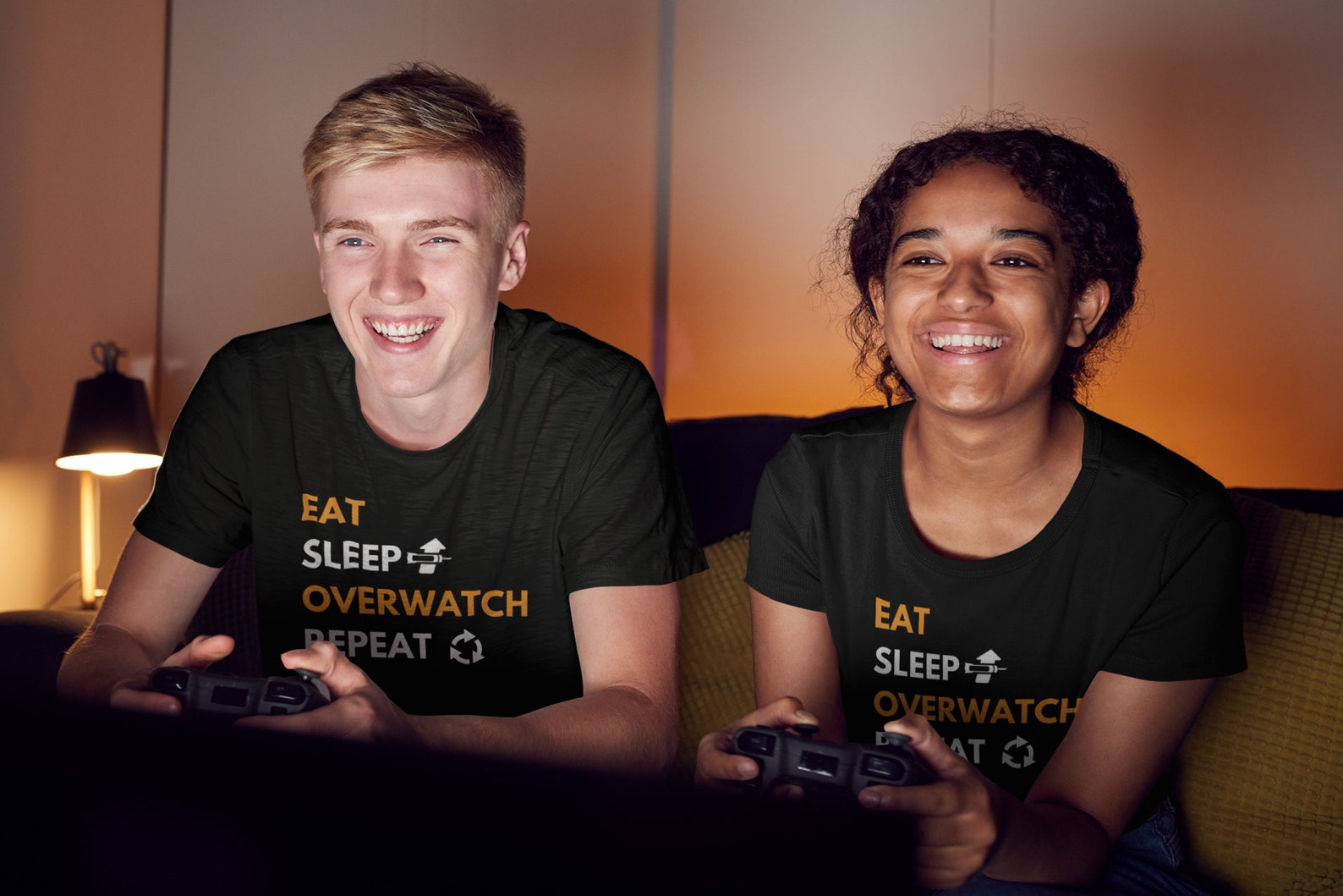Overwatch 2 | Eat Sleep Overwatch Repeat T-shirt | Gaming T-shirt ...