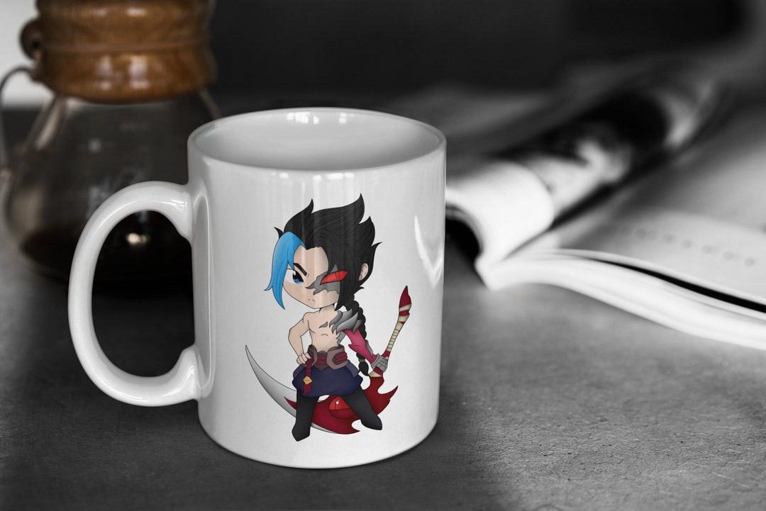 League of Legends | Cute Chibi Kayn | 11oz White Glossy Mug | Perfect ...