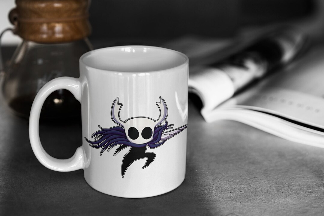Hollow Knight | Cute Chibi Knight | 11oz White Glossy Mug | Perfect ...