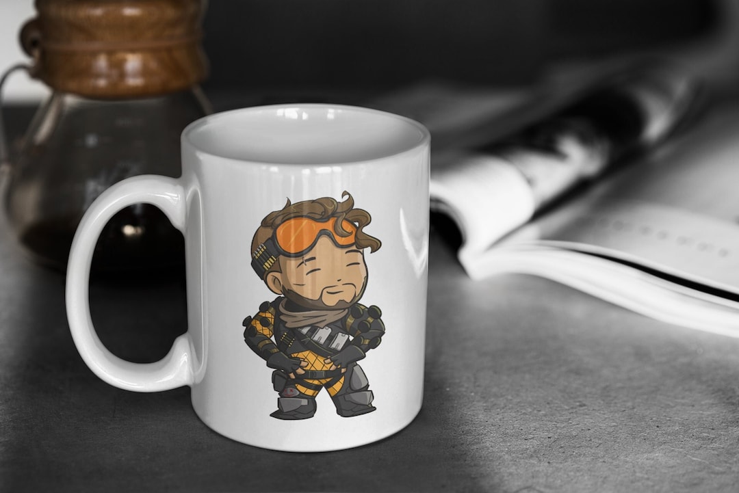 Apex Legends | Cute Chibi Mirage | 11oz White Glossy Mug | Perfect Gift ...