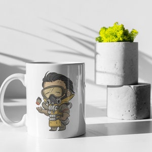 Apex Legends | Cute Chibi Caustic | 11oz White Glossy Mug | Perfect ...