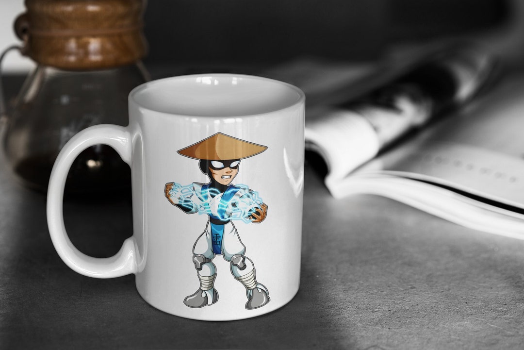 Mortal Kombat | Cute Chibi Raiden | 11oz White Glossy Mug | Perfect ...